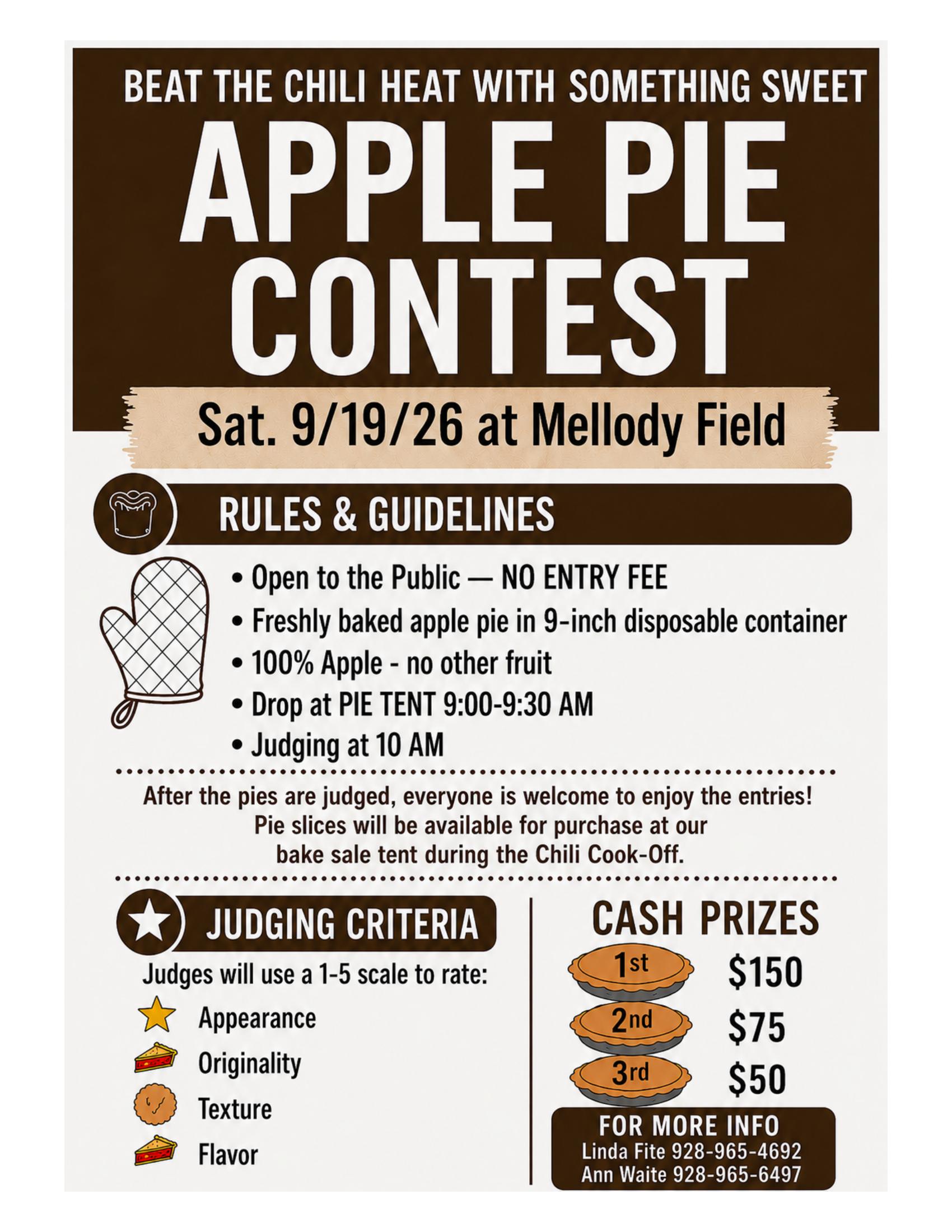 Alpine Arizona5th Annual Chili Cookoff & Apple Pie Contest